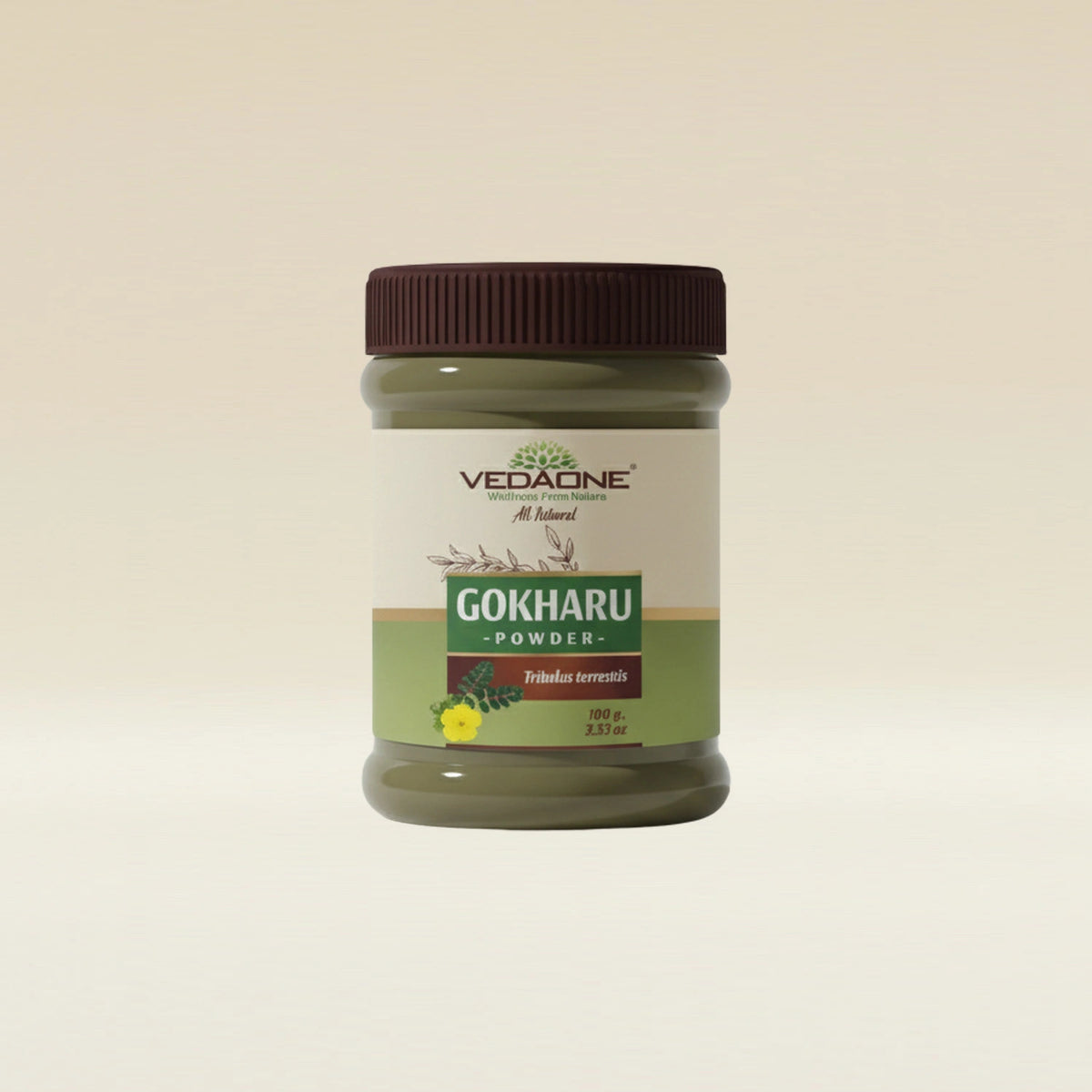 Vedaone Gokharu Powder 100 g | Pure Tribulus terrestris | Herbal Welln ...
